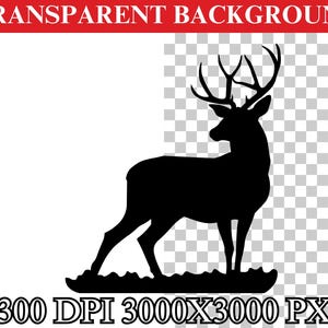 Christmas Deer SVG Bundle, Reindeer Clipart PNG, Santa Deer, Reindeer ...