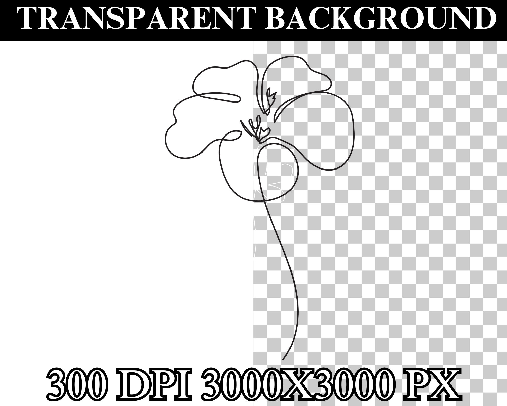 Flower Line SVG Bundle, Botanical Line Art SVG, Clipart, Hand Drawn ...