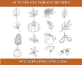 Autumn Leaf SVG - Fall Leaves Seasonal Nature Plants Maple Leaf ...