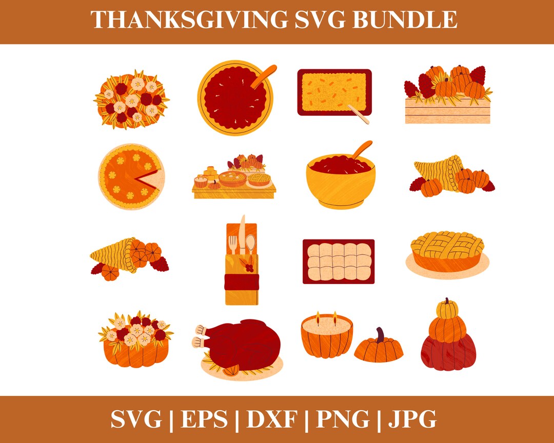Thanksgiving SVG Bundle, Fall SVG Bundle, Fall Svg, Autumn Svg, Fall ...