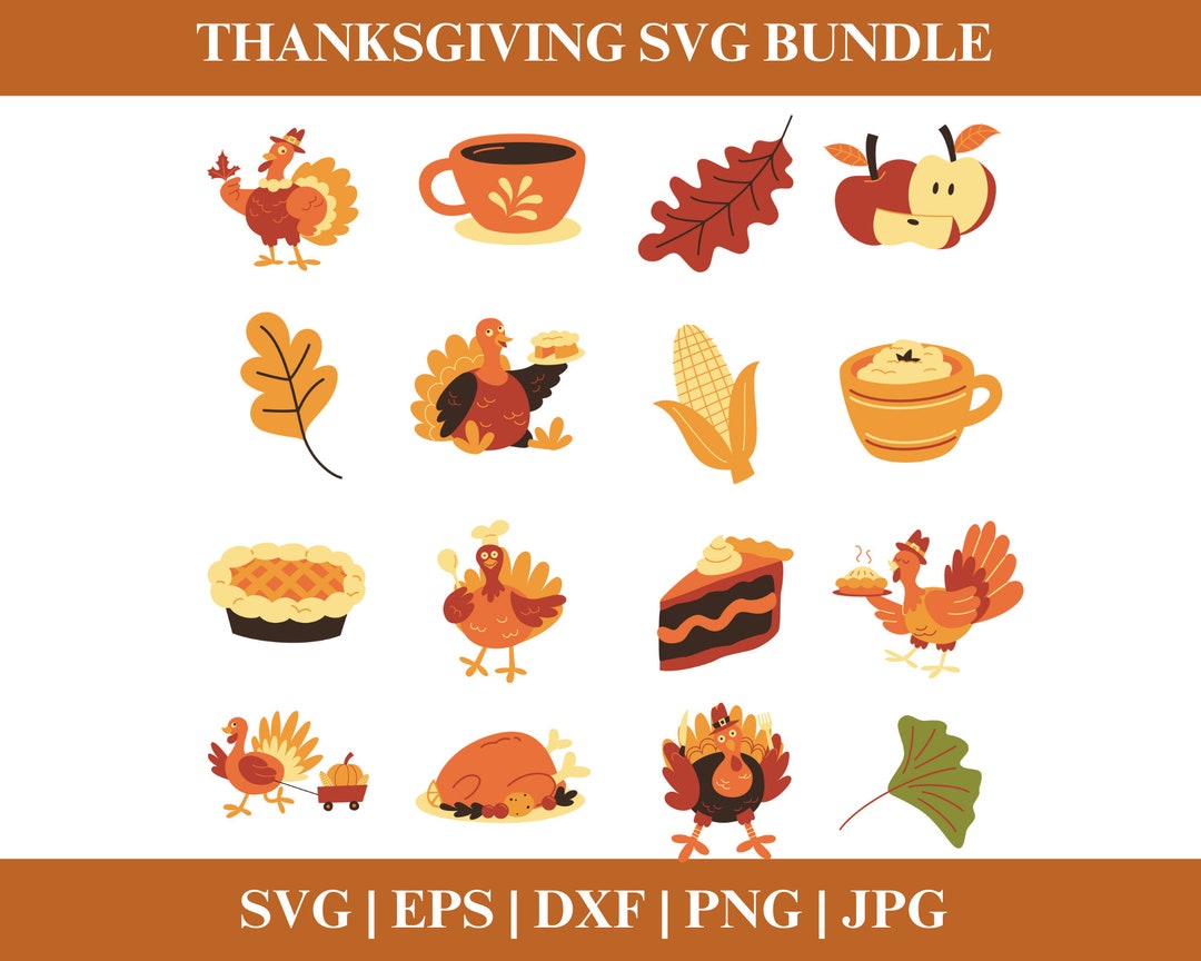 Thanksgiving SVG Bundle, Fall SVG Bundle, Fall Svg, Autumn Svg, Fall ...