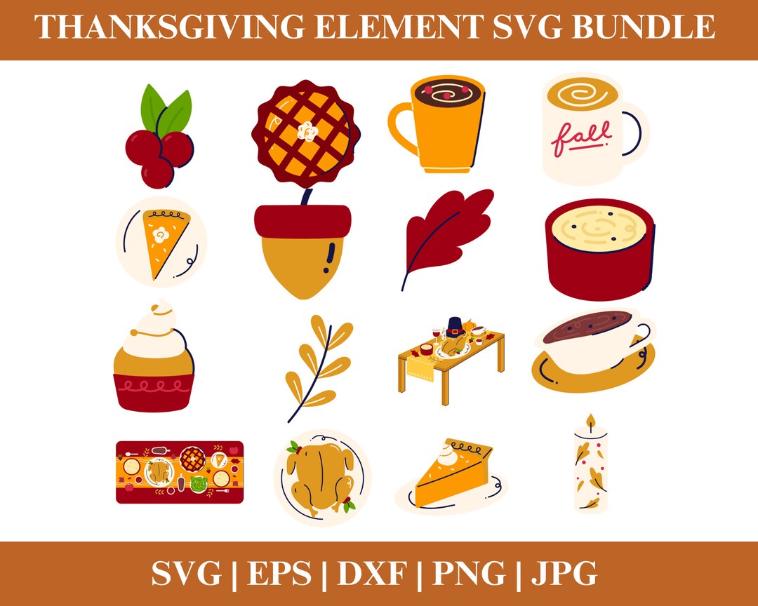 Thanksgiving SVG Bundle, Fall SVG Bundle, Fall Svg, Autumn Svg, Fall ...