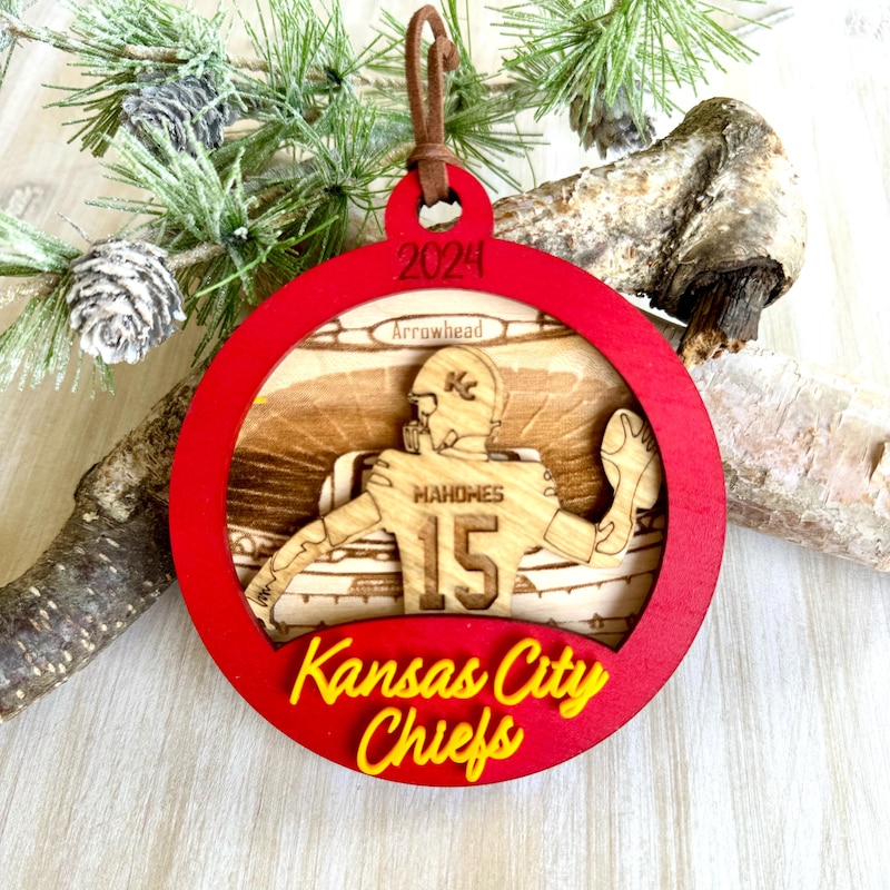 Kansas City Chiefs Christmas Ornament - Etsy