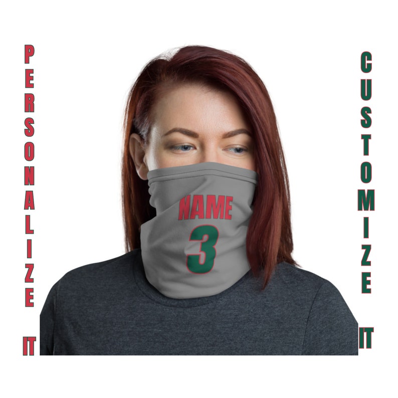 Custom Gaiter Face Mask Personalized Team Gaiter With Name - Etsy