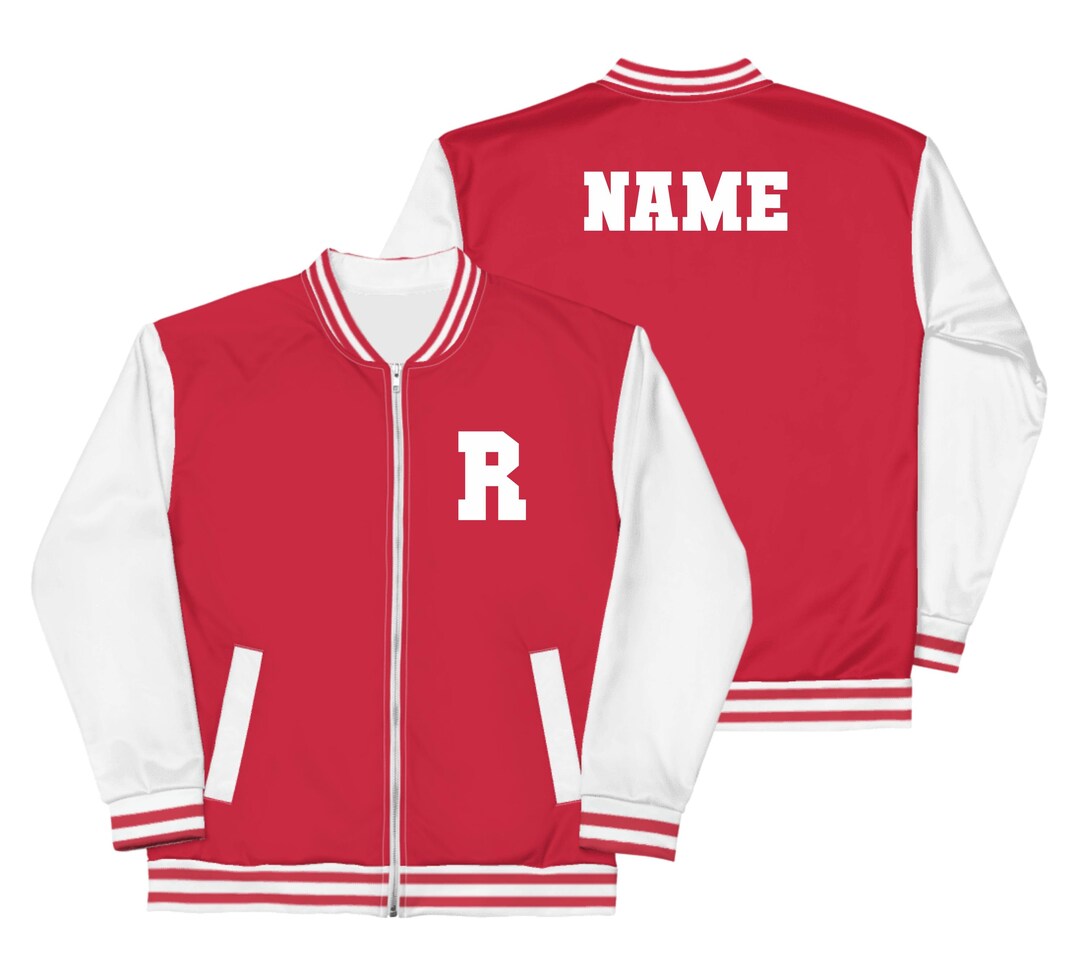 Bombers Adult Jacket Initial Letter, Personalized Varsity Jacket ...