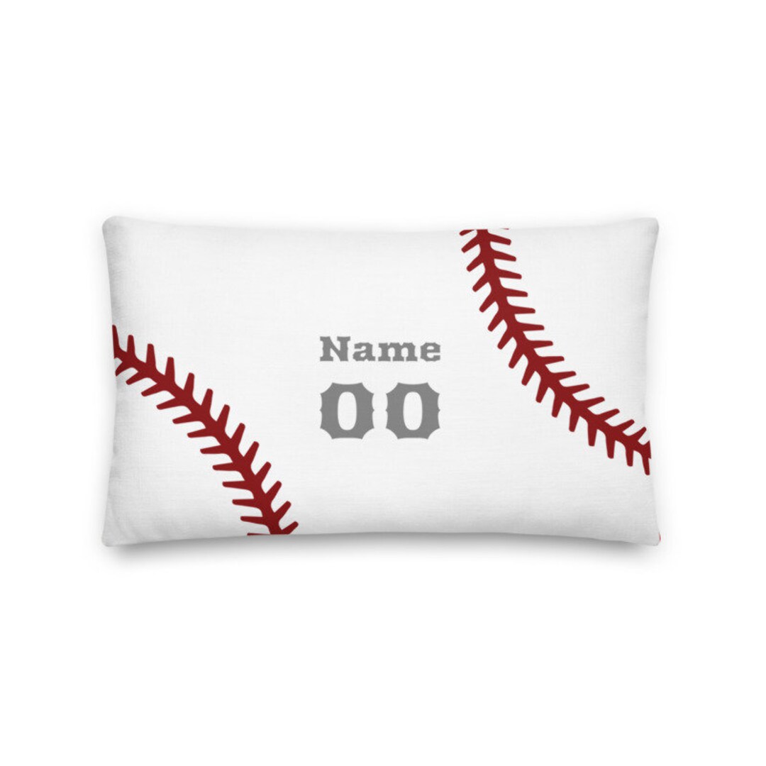 Custom Baseball Pillow Cover Personalized Pillow Case With - Etsy