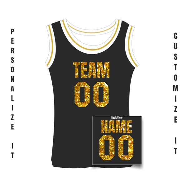 Custom Bling Basketball Jersey - Etsy