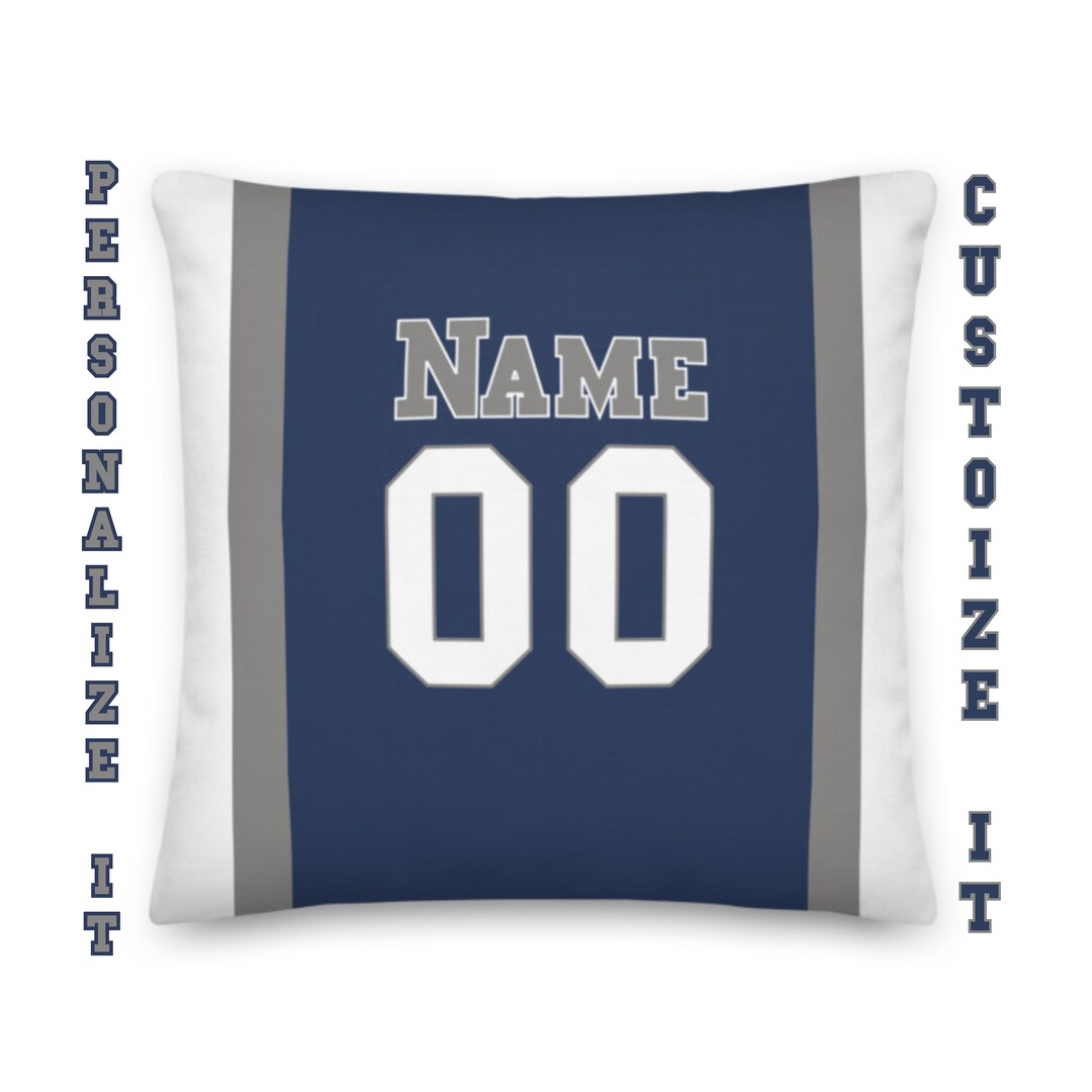 Custom Football Team Pillow Cover, Personalized Pillow Case With Name ...