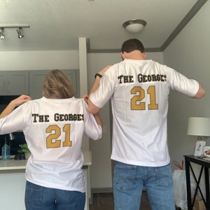 Personalized Matching Football Jersey, Couple Football Fan Jersey ...