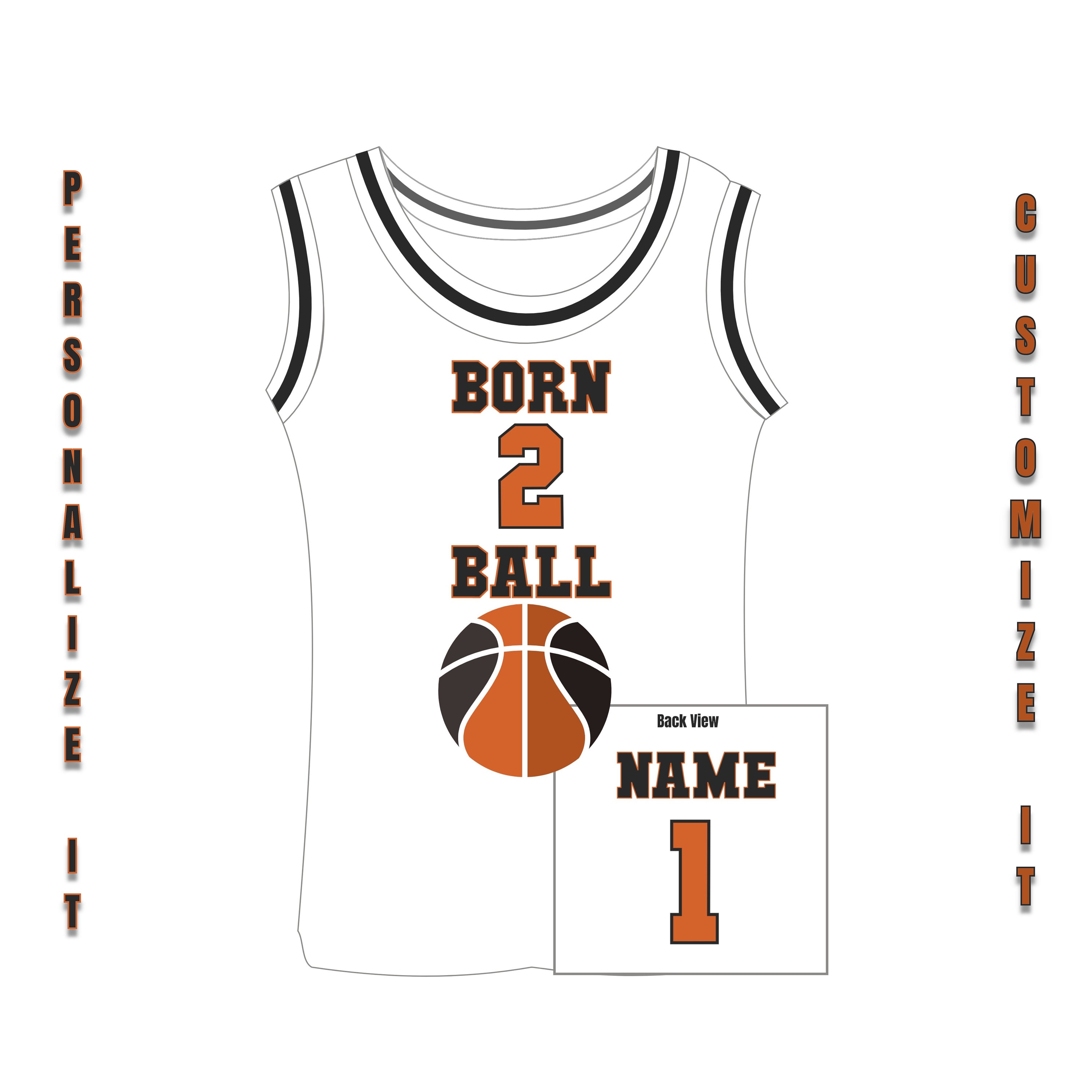 Blank Basketball Jersey Design