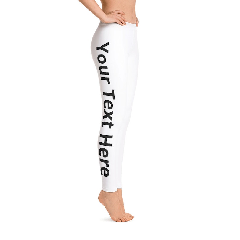 Custom Leggings, Tights With Customized Name and Number, Personalized ...