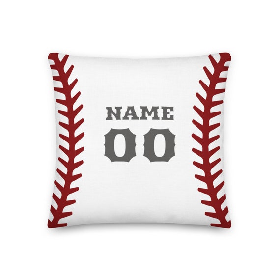 Custom Baseball Pillow Cover Personalized Pillow Case With - Etsy