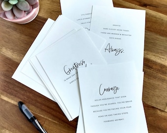 Inspirational Quote Cards Printable Bundle - Etsy
