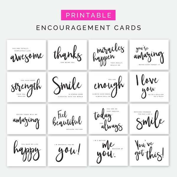 Encouragement Cards - Etsy