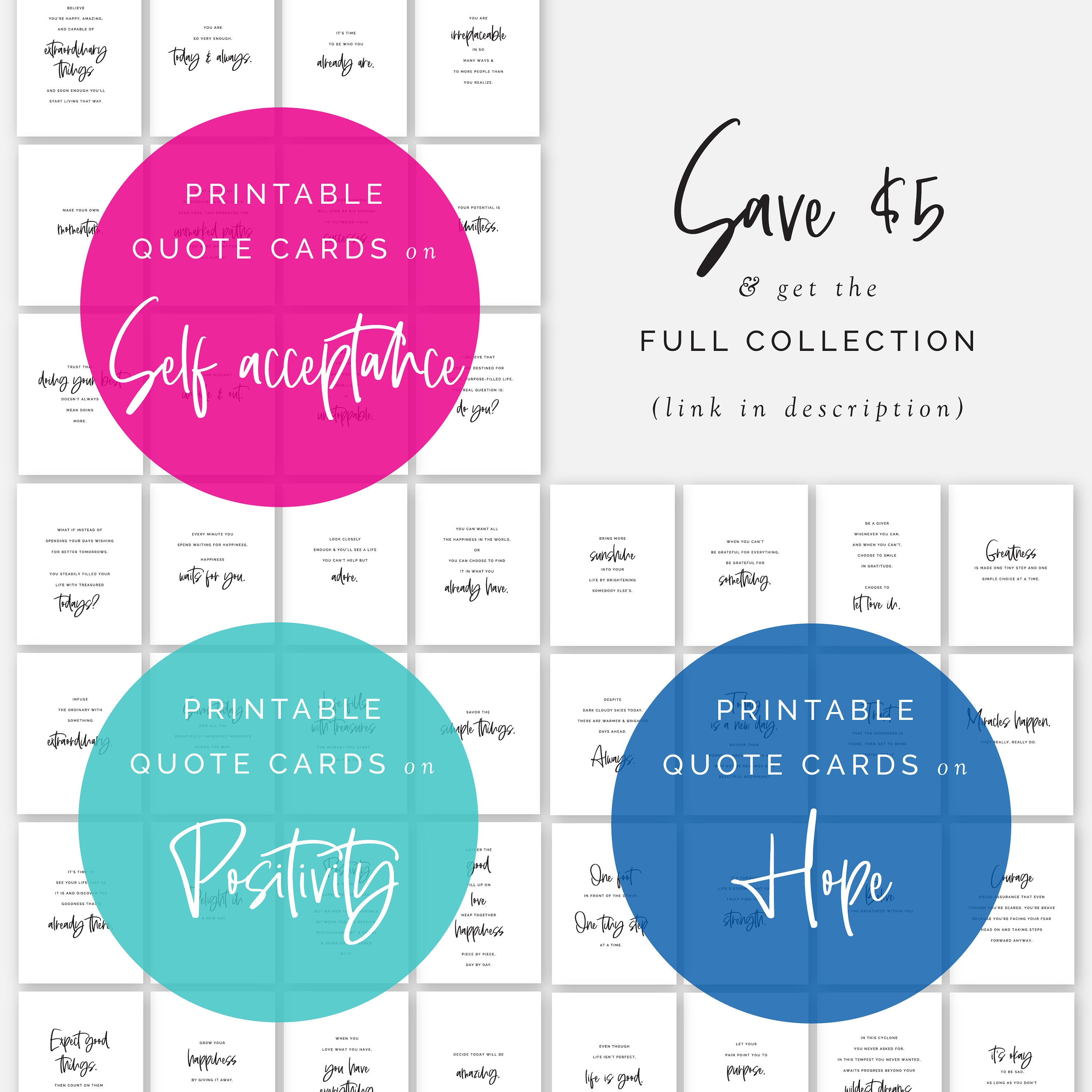 Hope Cards Encouragement Notes Template Be Brave - Etsy