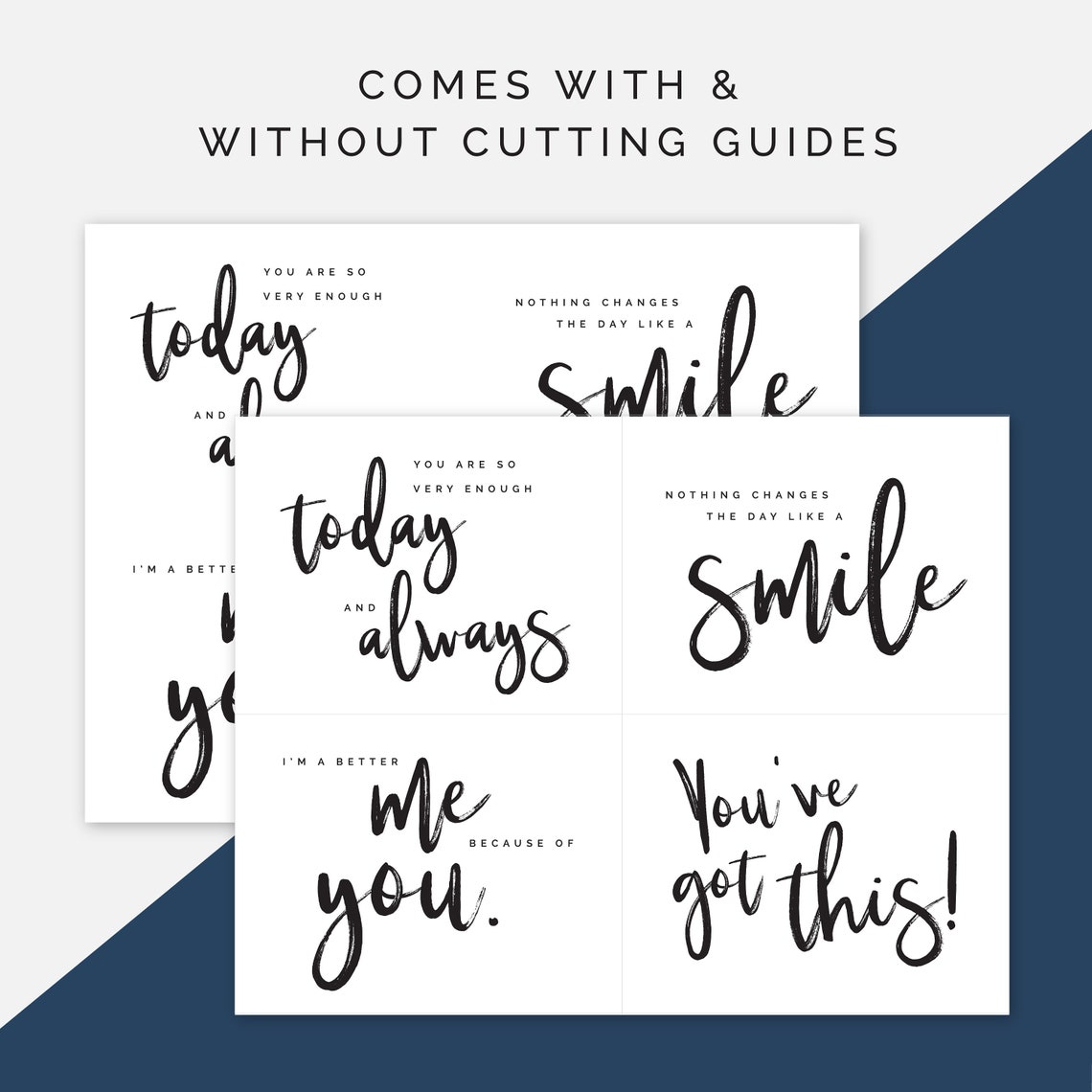 Printable Encouragement Cards Set - Etsy