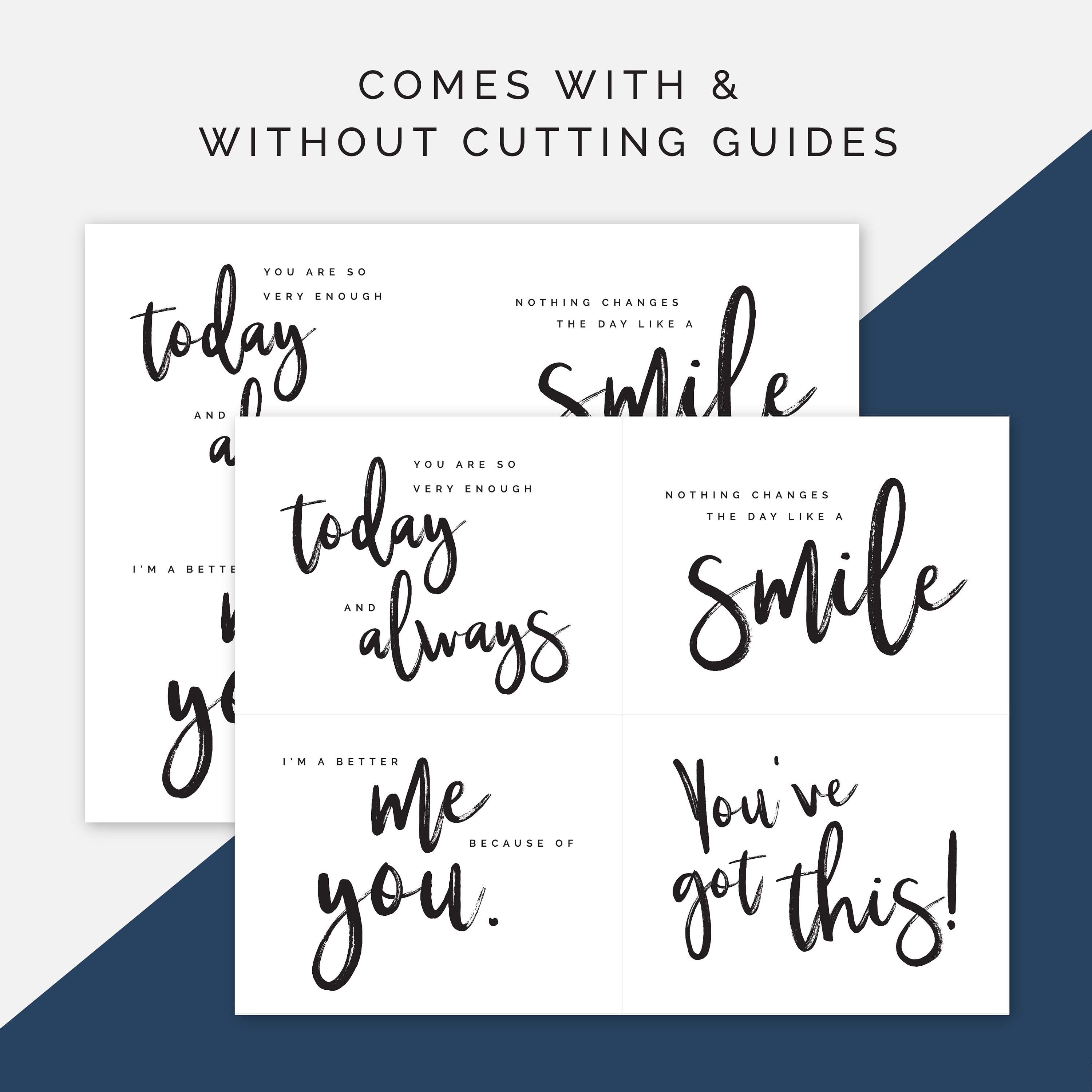 Printable Encouragement Cards Set - Etsy