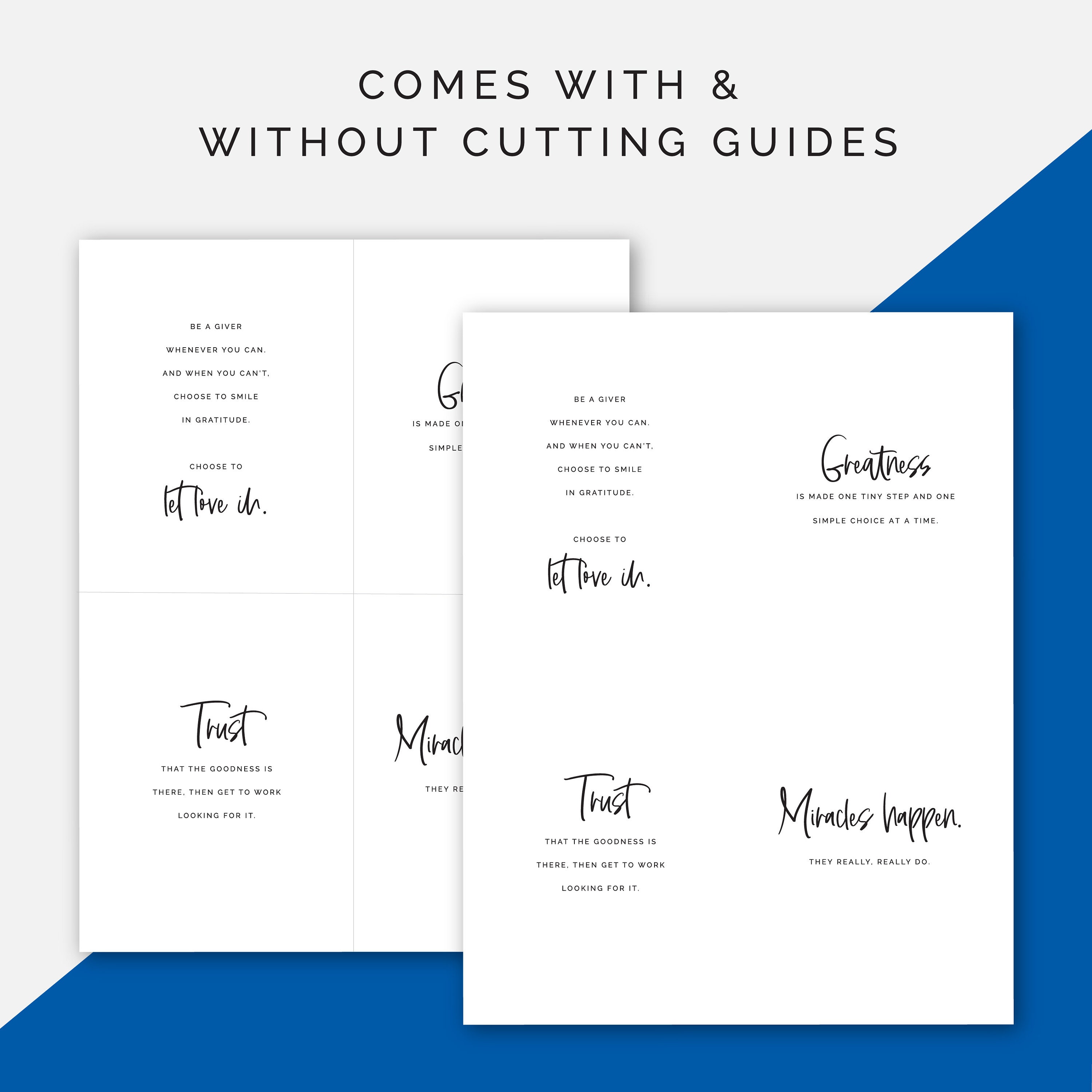 Hope Cards Encouragement Notes Template Be Brave - Etsy