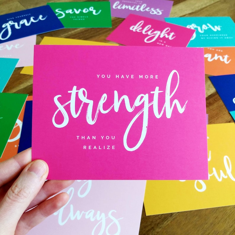 Encouragement Postcard Set of 24, Happy Mail Postcards, Inspirational ...