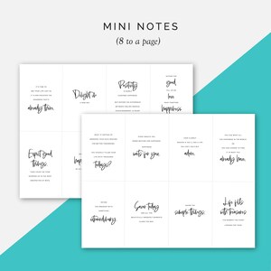 Encouragement Cards Pack, Mini Note Cards, Be Positive - Etsy