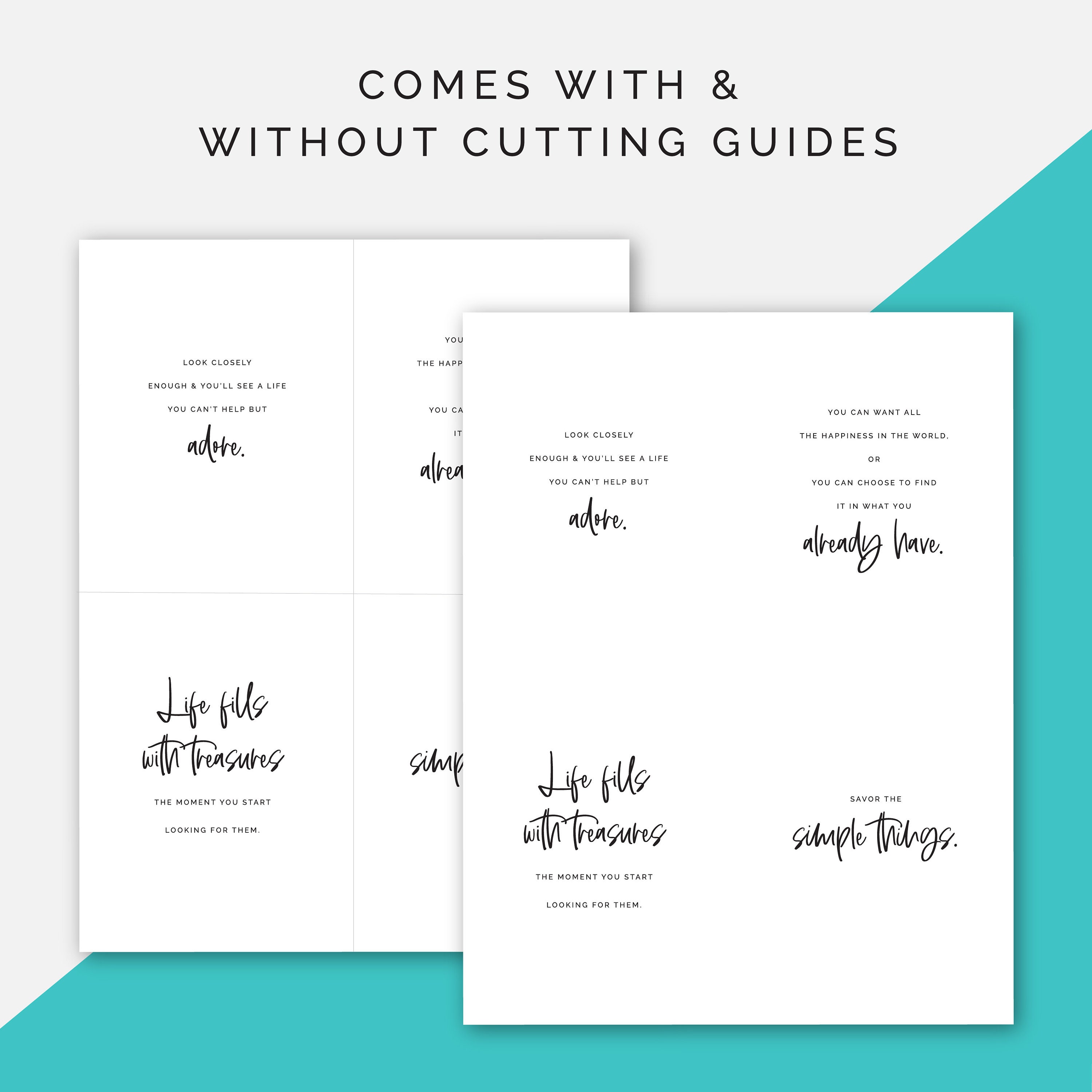 Encouragement Cards Pack Mini Note Cards Be Positive - Etsy