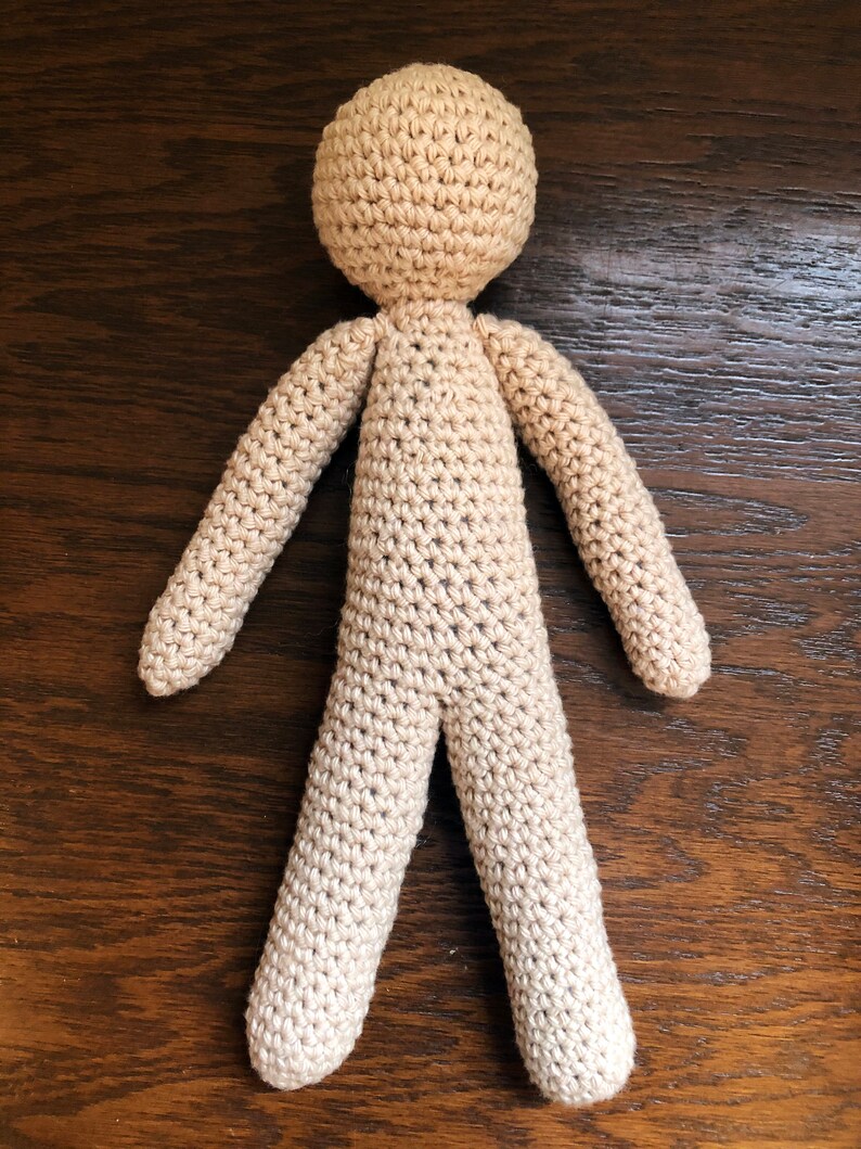 Crochet Pattern: Basic Doll Body Amigurumi Doll base | Etsy