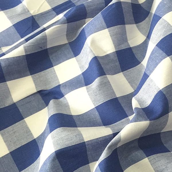 Gingham Fabric - Etsy