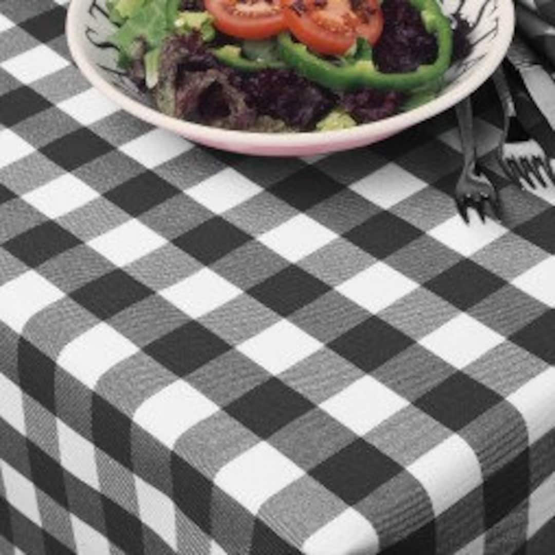 GINGHAM Check Polycotton TABLE CLOTH - Various Colours - Etsy