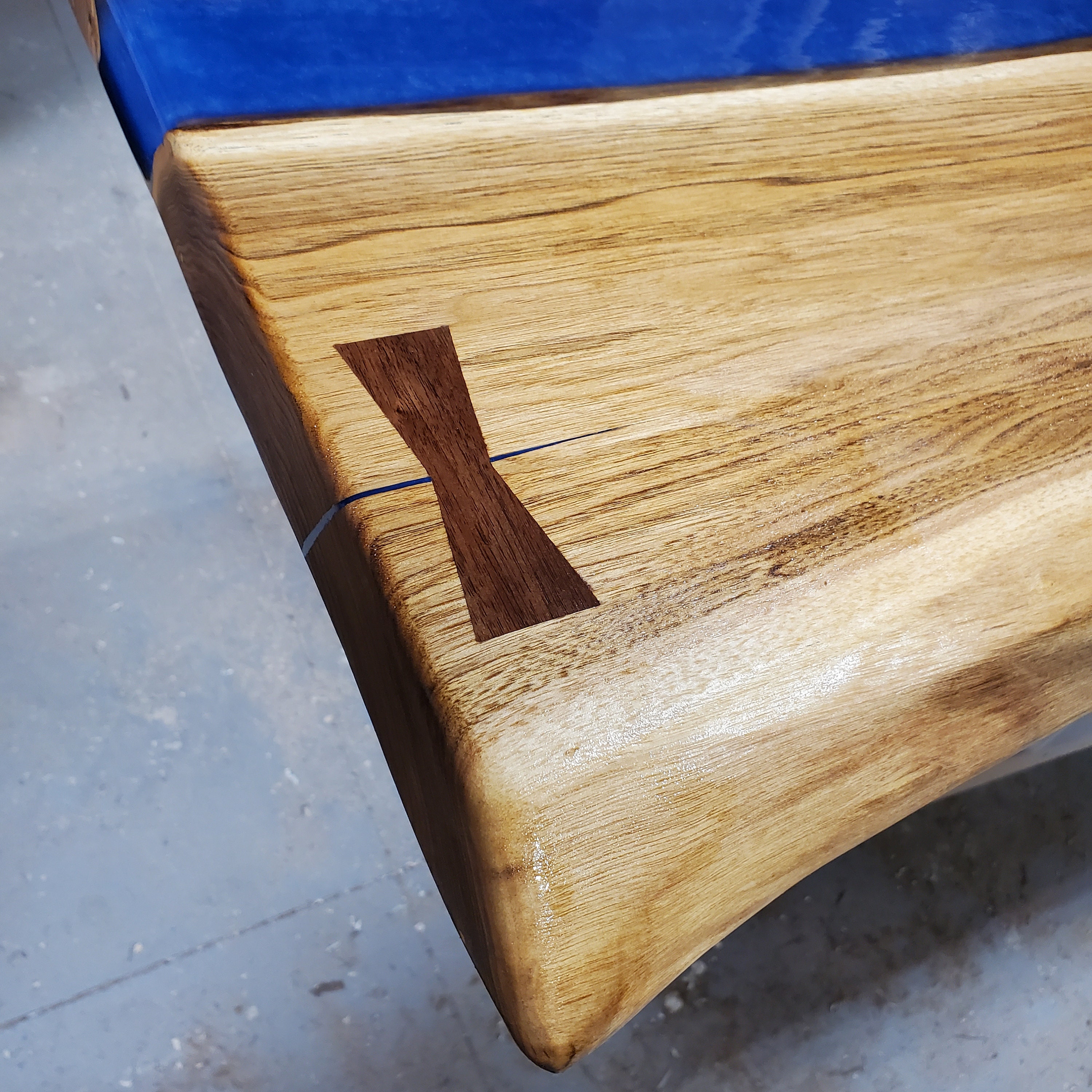 Epoxy River Desk - Etsy