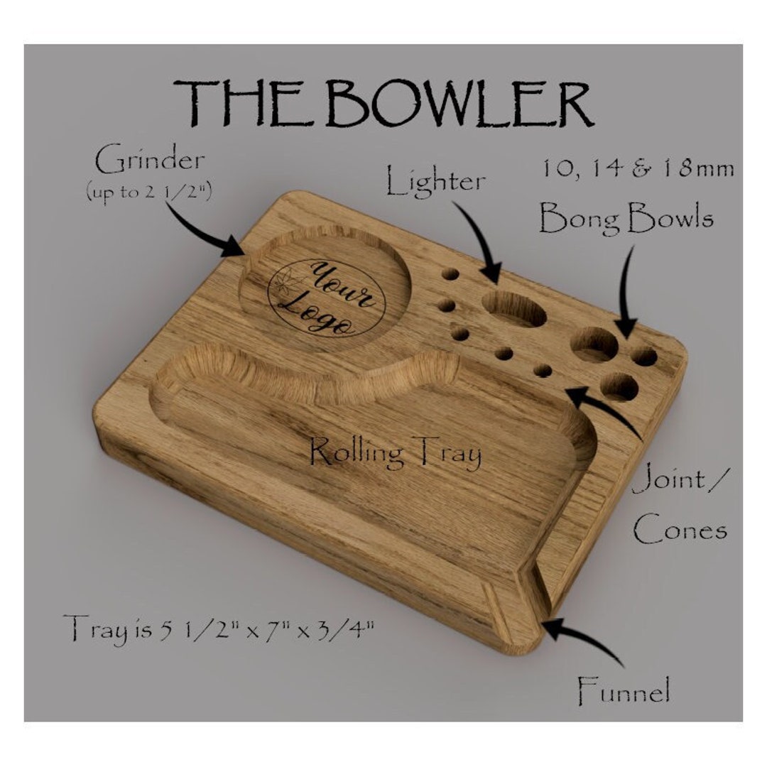 The "bowler" Rolling Tray (digital Files) - Etsy