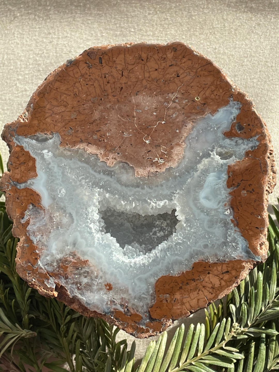 Happy Face Mexican Geode/nodule, Cut and Polished #G287 - Etsy