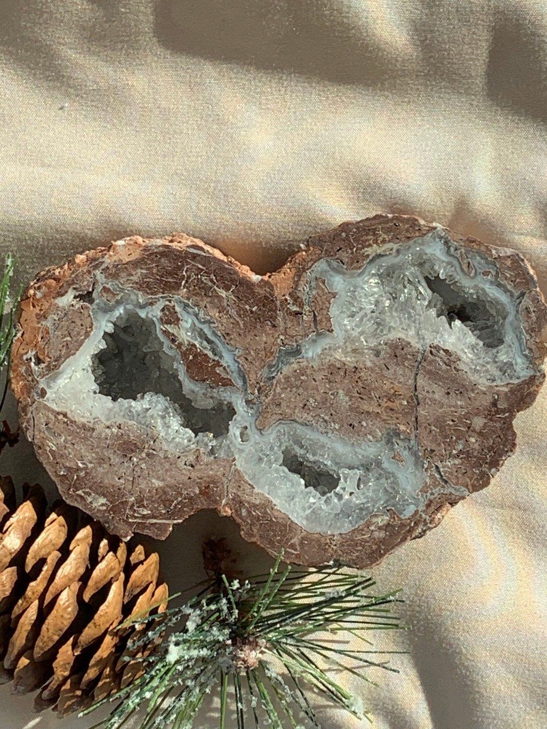 Stunning Triple Geode, Cut and Polished, #T116 - Etsy