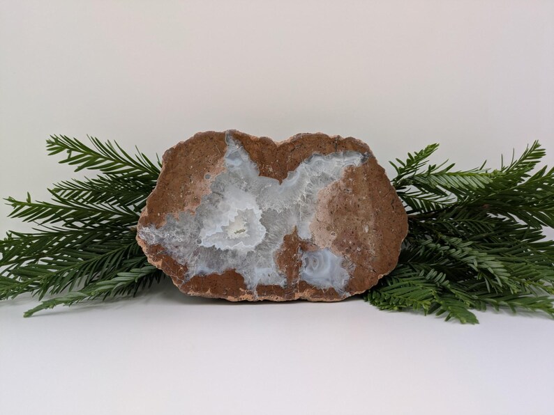 Striking Mexican Double Geode/nodule With Unique Agate and Quartz ...