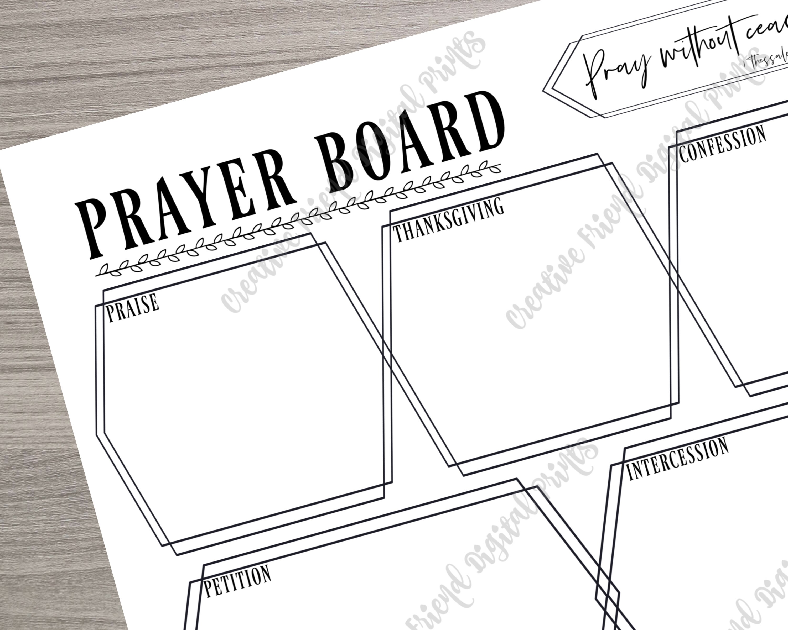 Simple Prayer Board | Daily Devotions | Church Prayer Board | Spiritual ...