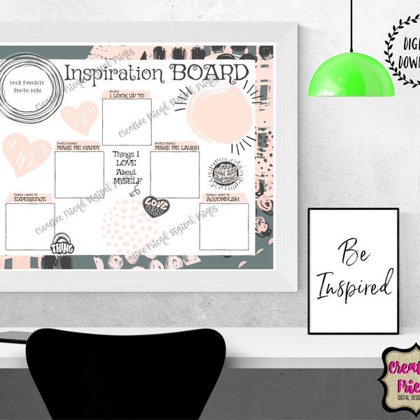 Teen Vision Board Template - Etsy