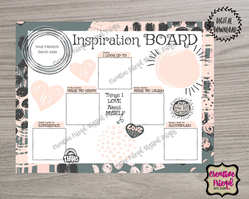 Inspiration Board Dream Board Motivational Board Things That Inspire ...