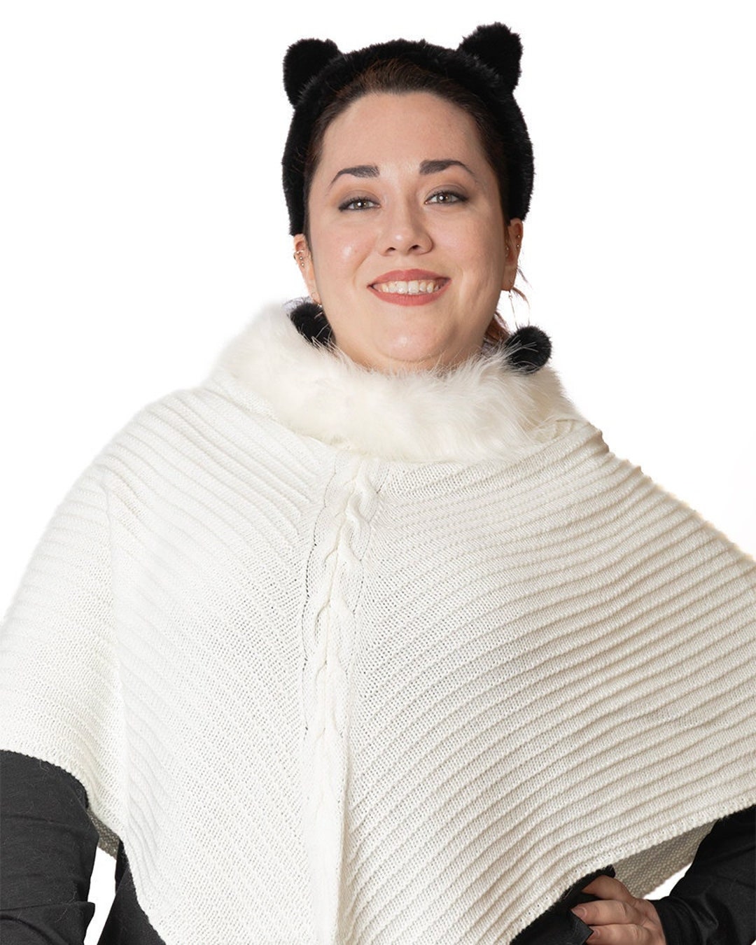 Real Mink Fur Cat Ears - Fashionable Cosplay Ears - Cute Cat Costume ...