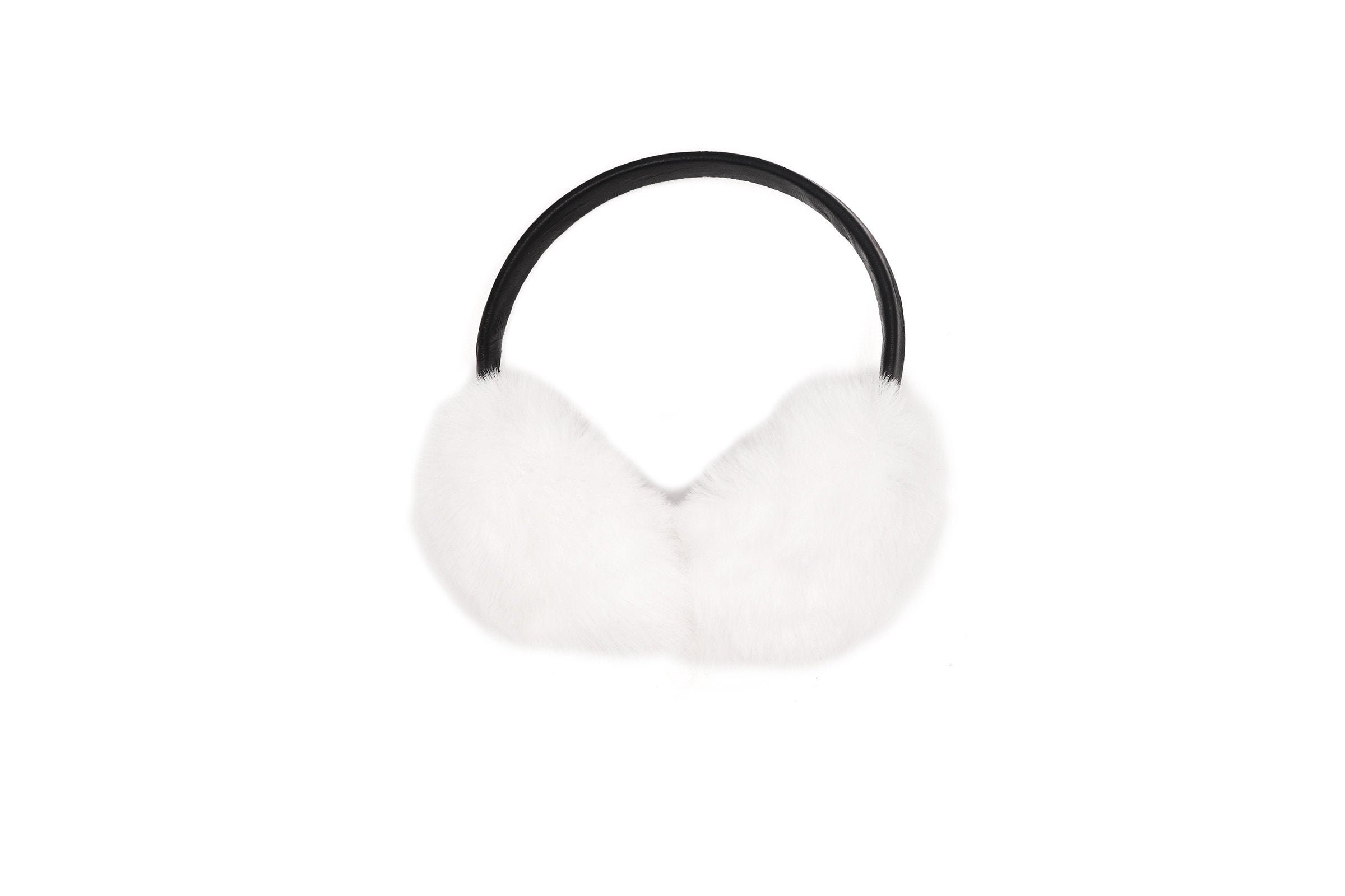 Faux Rex Rabbit Fur Earmuffs W/ Adjustable Pleather Band - Etsy
