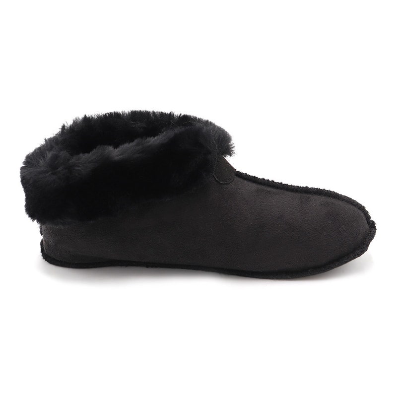 Black Slippers - Etsy