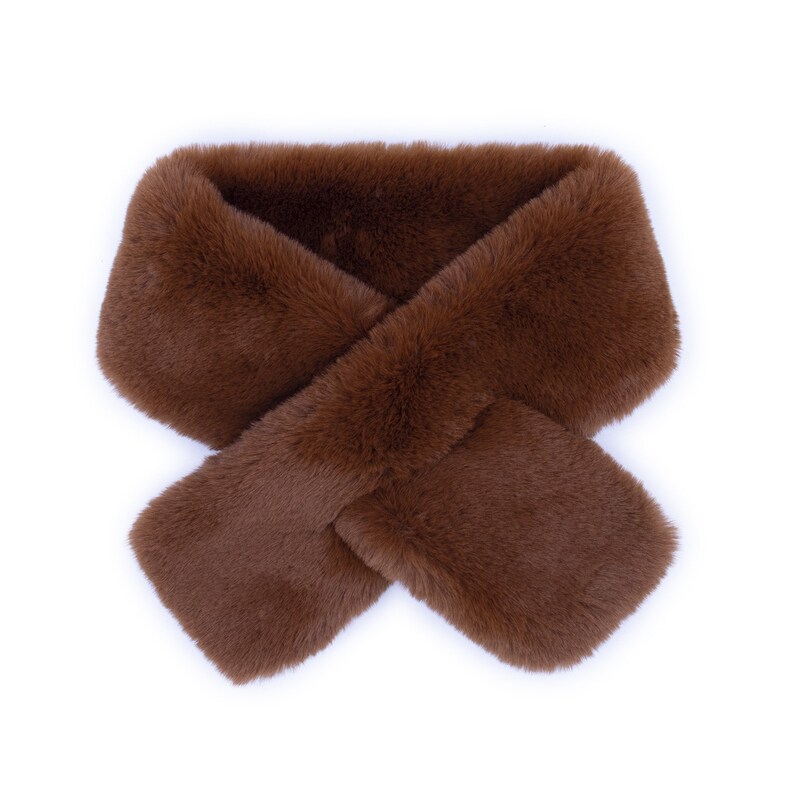 Kid's Faux Rex Rabbit Fur Pull-through Scarf Soft - Etsy