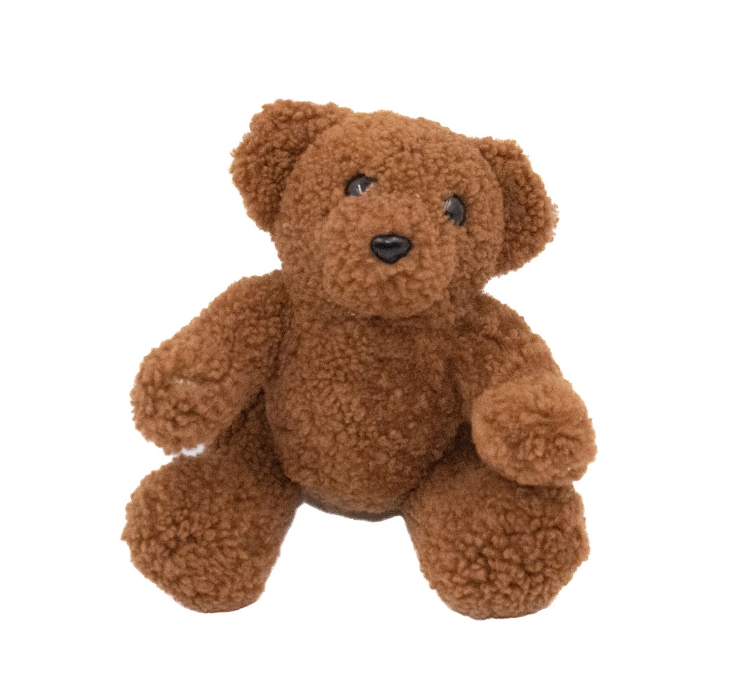 Genuine Lambswool Teddy Bear - 8" - 9" Bear Plush - Super Soft Kid's ...