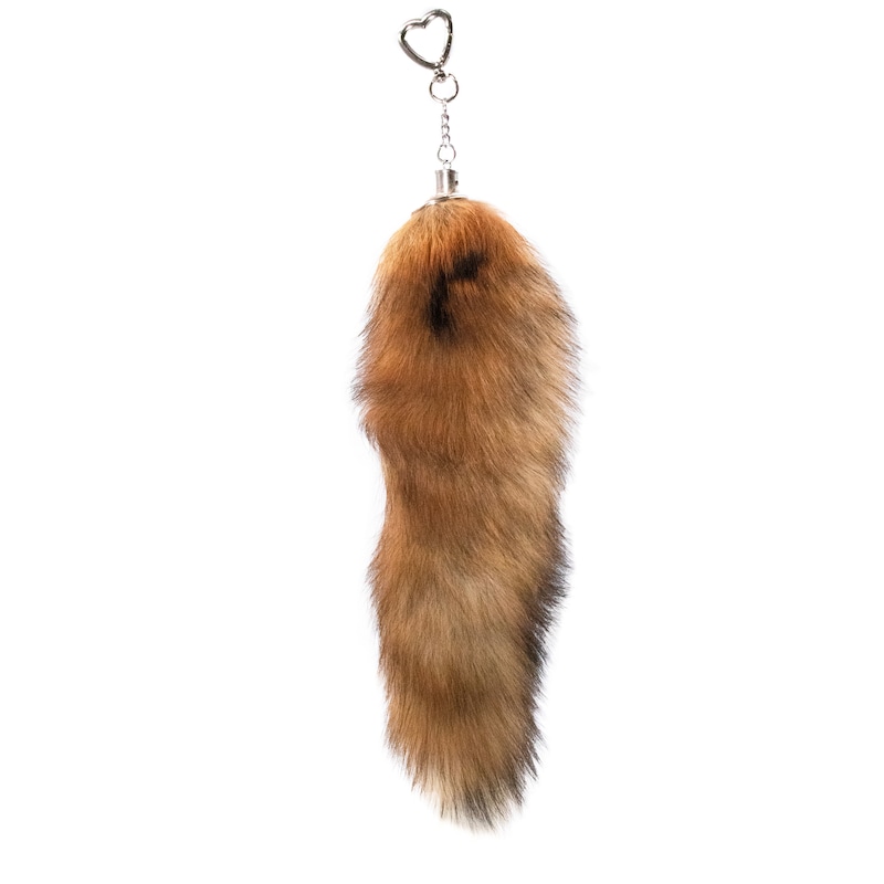 Fox Tail Keychain - Etsy