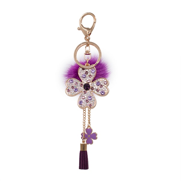 Purple Keychain - Etsy