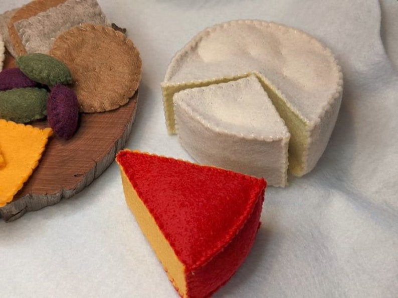 Felt Food Cheese Charcuterie Board - Handmade - Play Food - Play ...