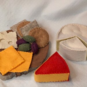 Felt Food Cheese Charcuterie Board - Handmade - Play Food - Play ...