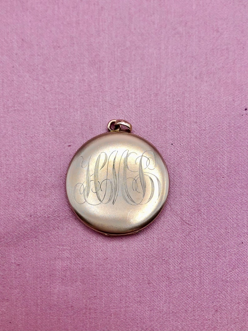 Antique Mourning Hair Locket Gold Filled Lovers Victorian - Etsy