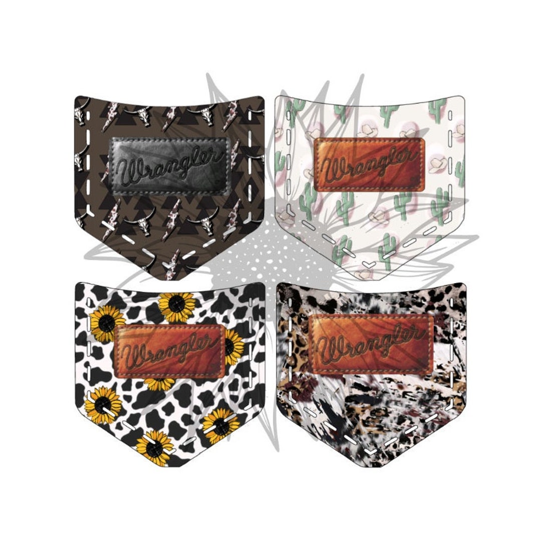 Western Jean Pocket Cardstock Digital Downloads | Cardstock Image for ...