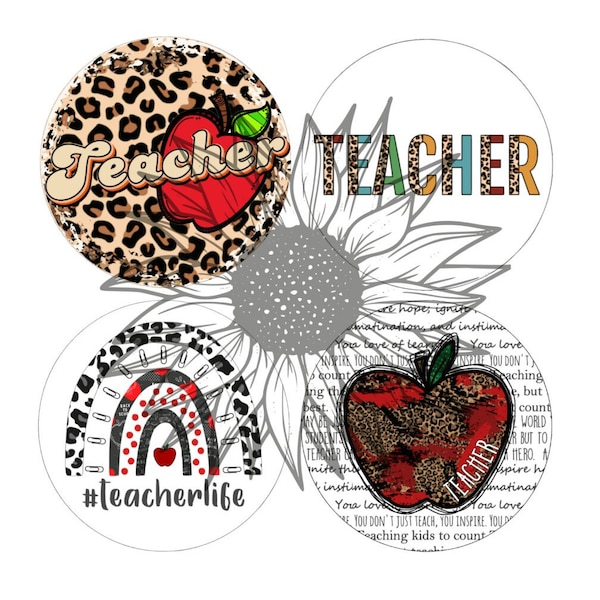Teacher Round Freshie - Etsy
