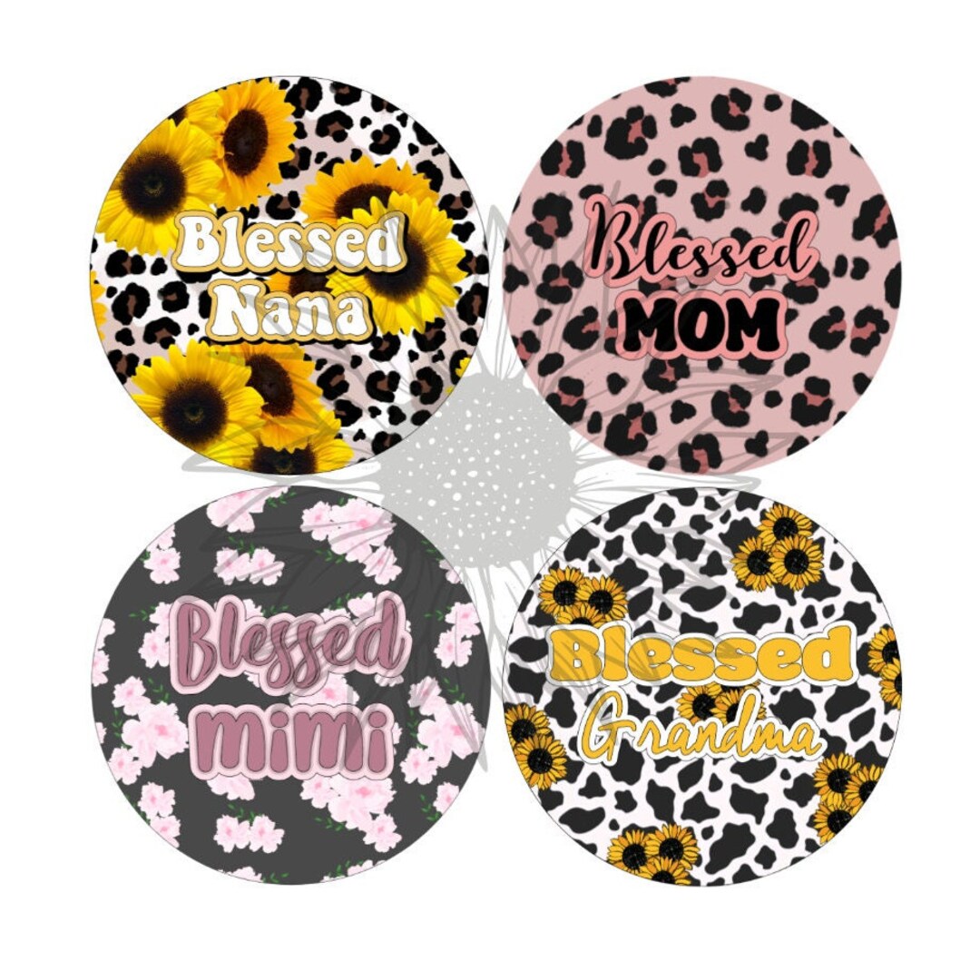 Blessed Mother Cardstock Round Digital Downloads | Cardstock Image for ...