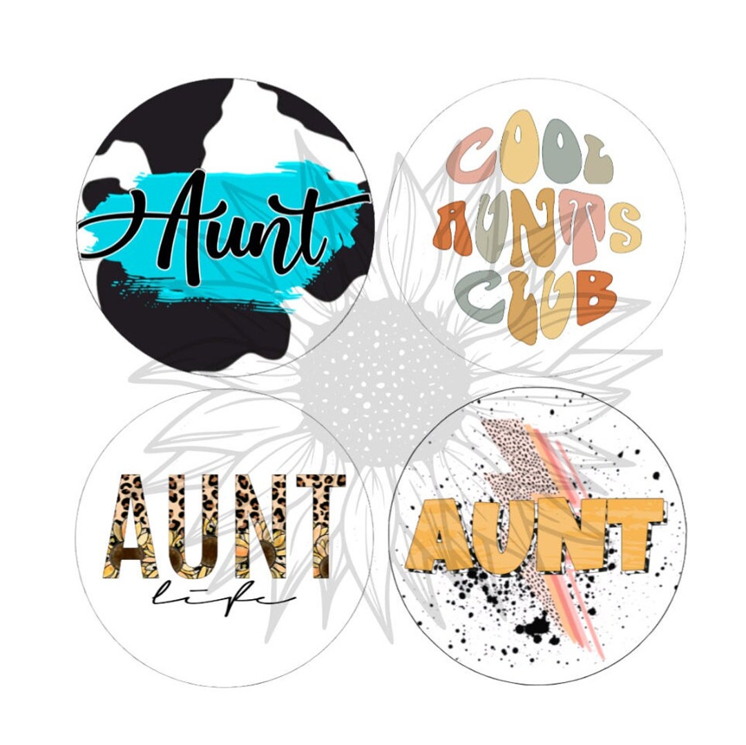 Aunt Cardstock Round Digital Downloads | Cardstock Image for Freshies ...